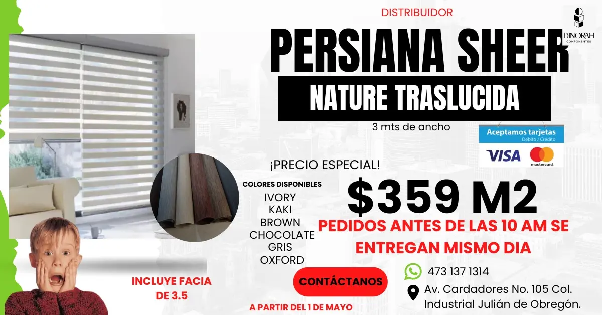 Dinorah | Componentes para Persianas